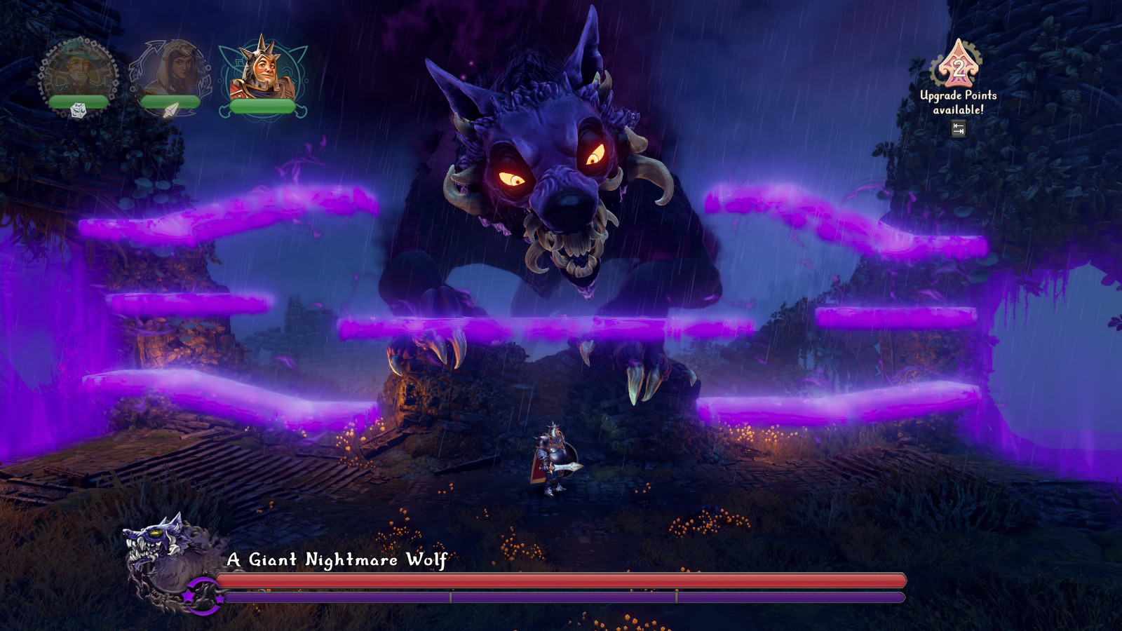 A Giant Nightmare Wolf Walkthrough - Trine 4: The Nightmare Prince ...