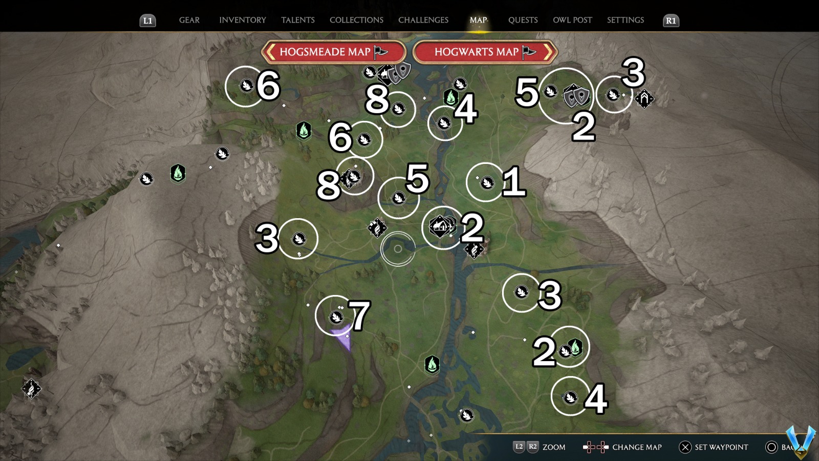 Hogwarts Legacy - All Merlin Trials Locations Guide - Neoseeker