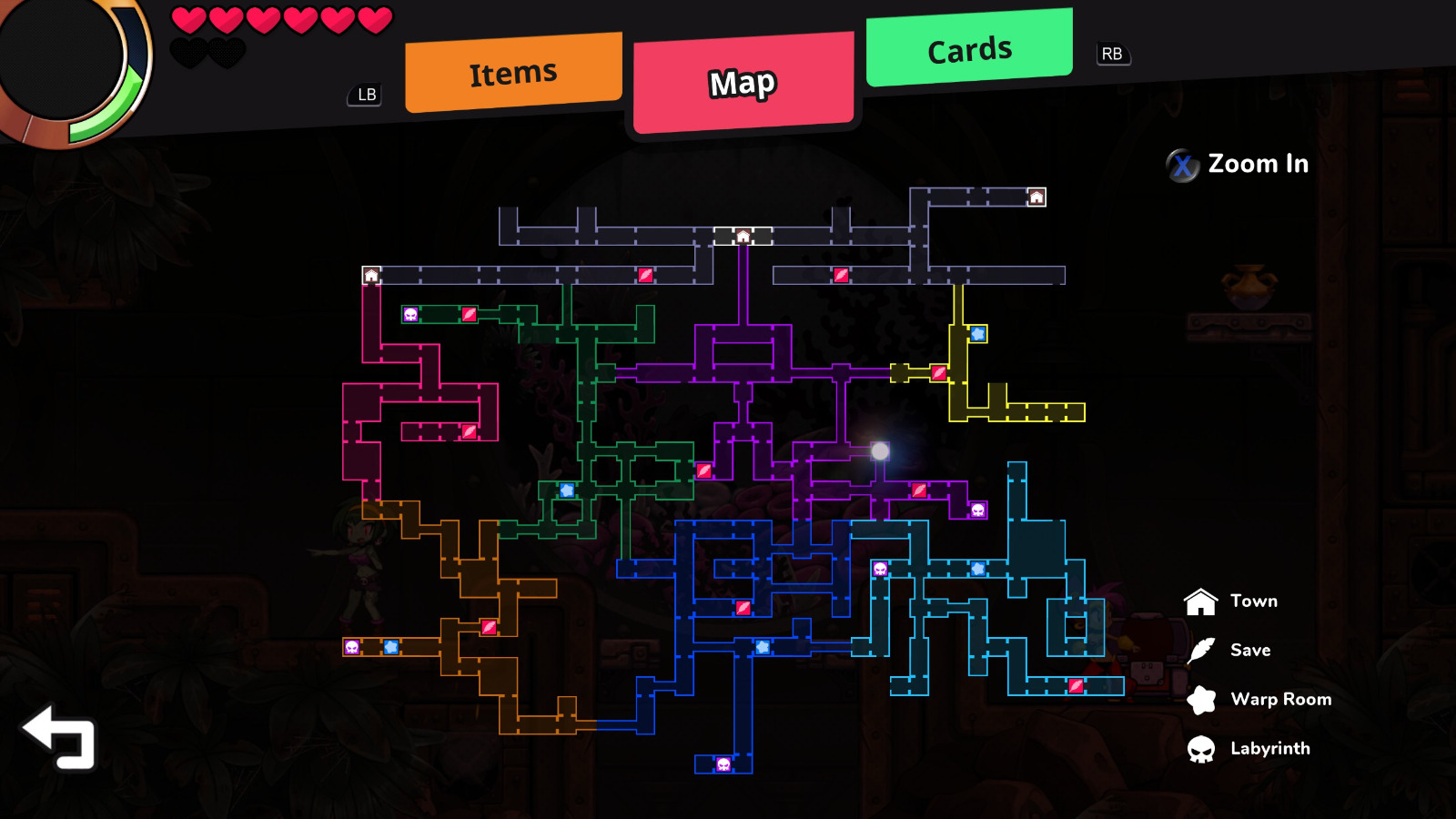 Nuggets Locations - Shantae and the Seven Sirens Walkthrough - Neoseeker