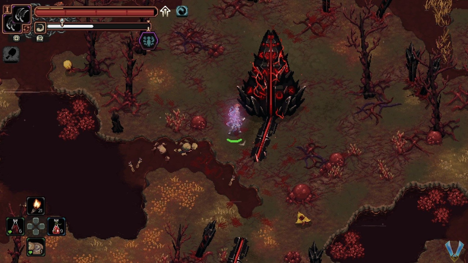 Magical Power for the Divine Crystals (Nemeton) - Drova - Forsaken Kin Walkthrough - Neoseeker