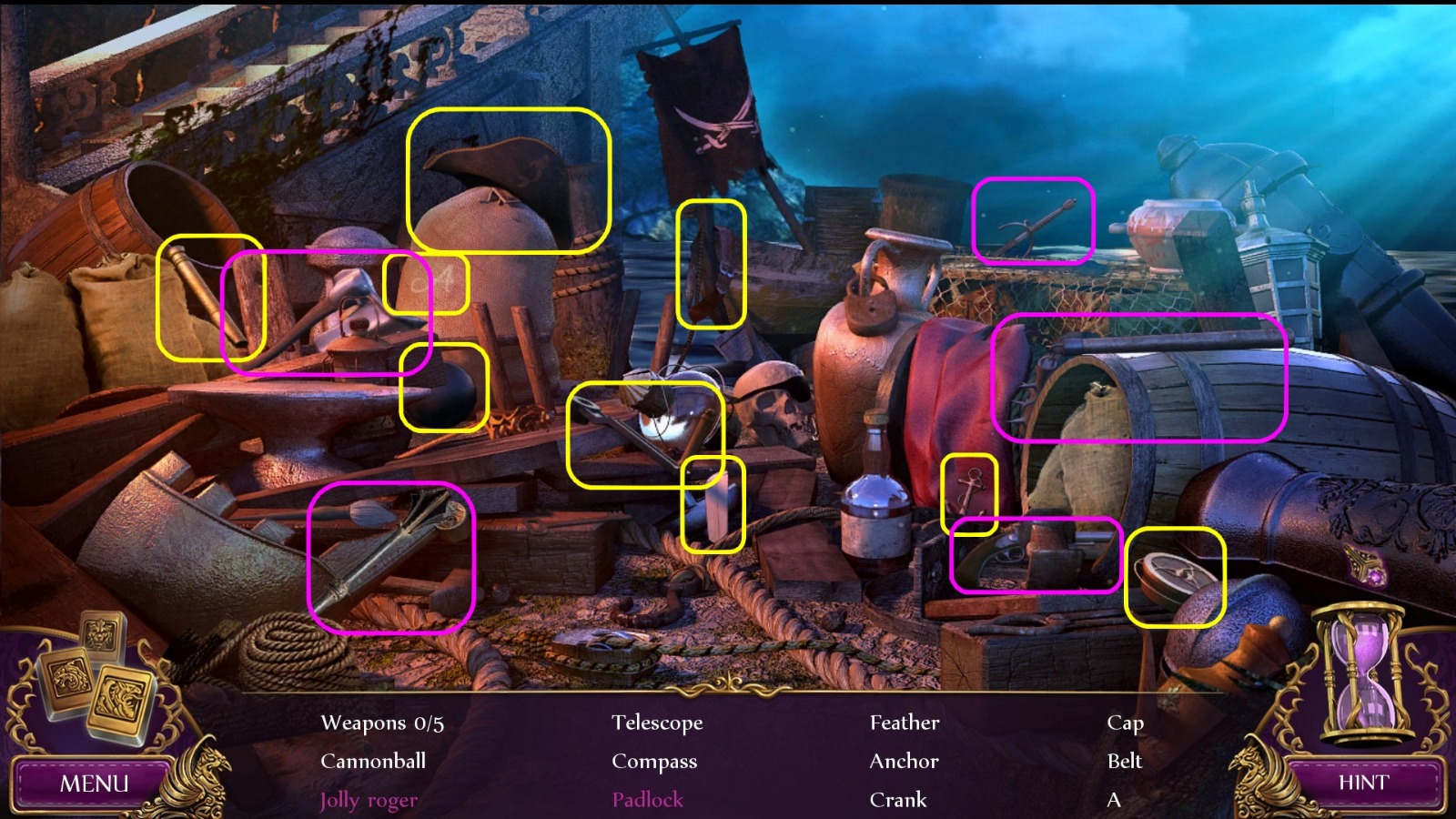 Hidden Objects Scenes (main) - The Secret Order 2: Masked Intent ...