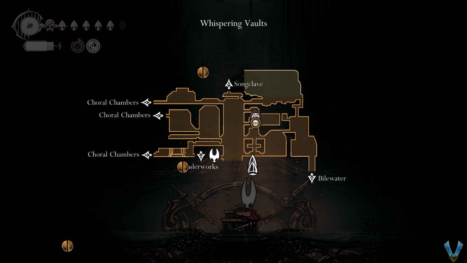Whispering Vaults - Hollow Knight: Silksong Walkthrough - Neoseeker