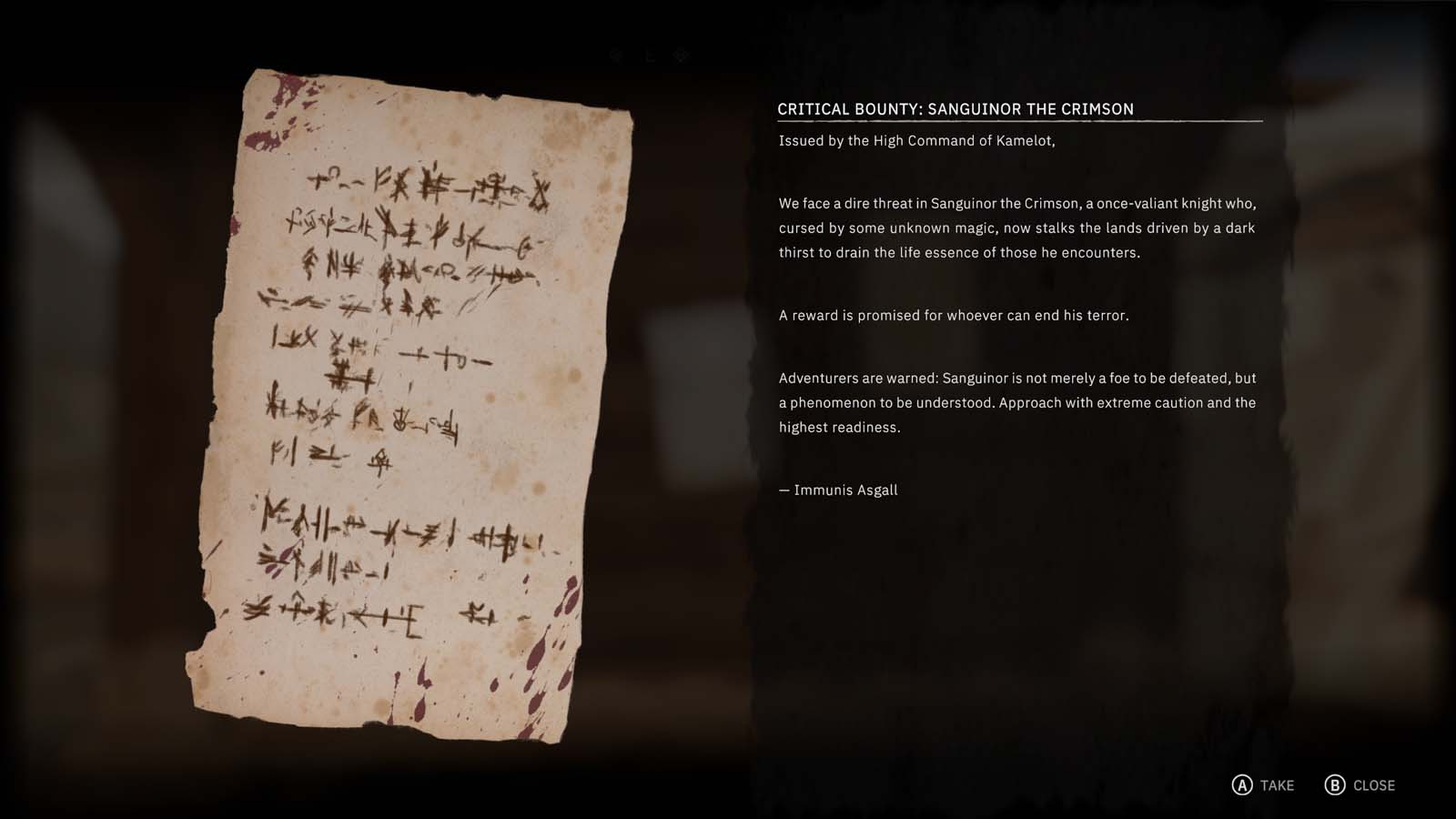 Sanguinor the Crimson Bounty Guide - Tainted Grail: The Fall of Avalon ...