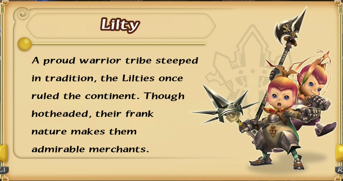 Final Fantasy Crystal Chronicles Remastered - Lilties - Final Fantasy ...