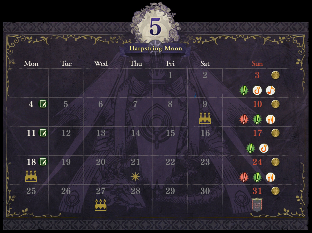 Month 5 - Free Time (Silver Snow) - Fire Emblem: Three Houses ...