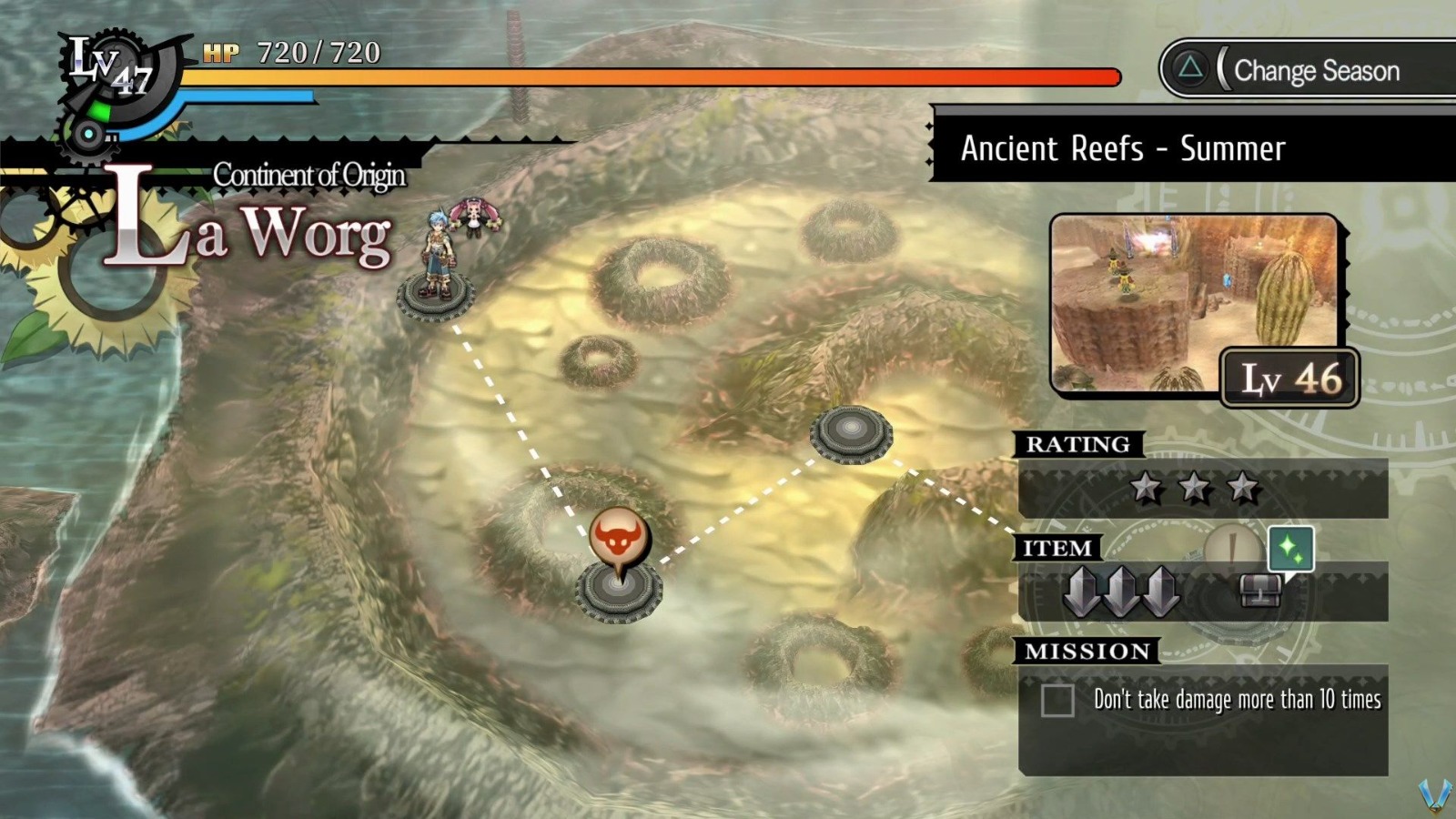 Legend of Nayuta - Ancient Reefs - Summer Walkthrough - The Legend of ...