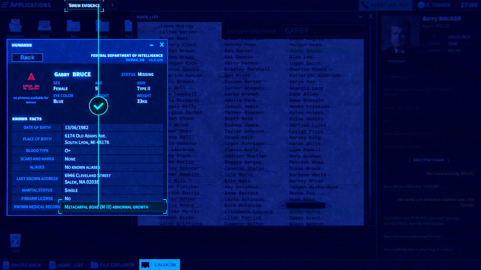 The Operator - Day Two walkthrough - Neoseeker