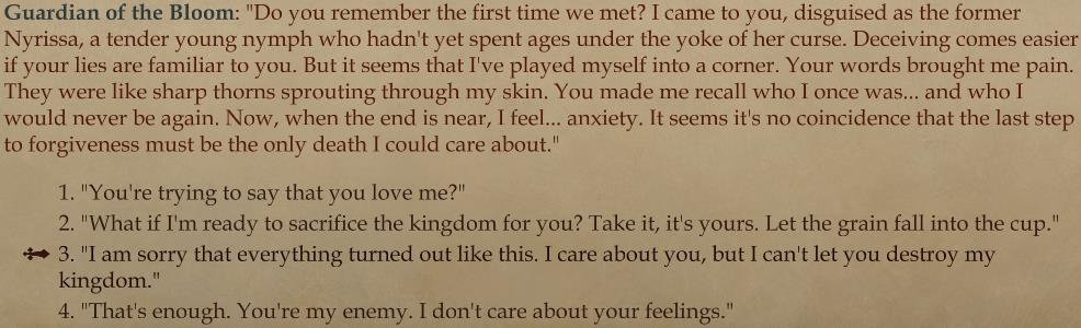 Nyrissa romance guide - Pathfinder: Kingmaker - Neoseeker