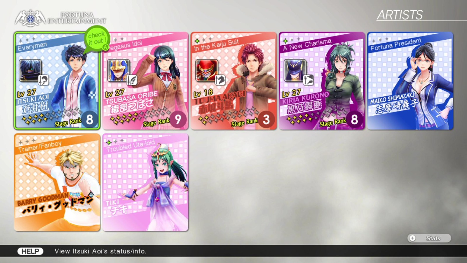 Character Progression - Tokyo Mirage Sessions #FE Encore Walkthrough ...