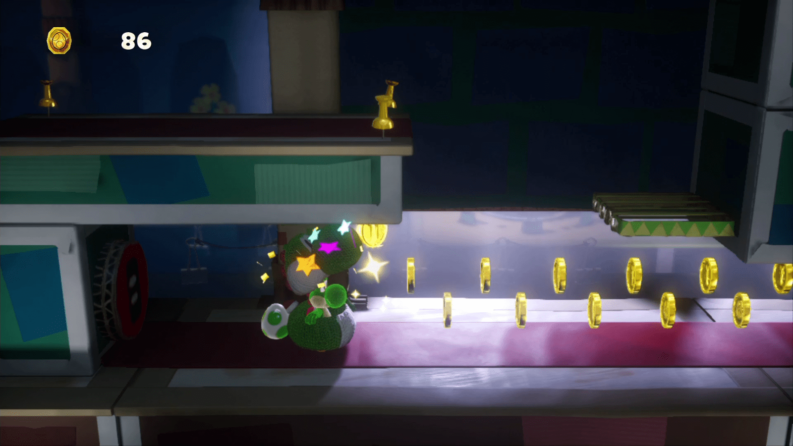 Skulking Around - Yoshi's Crafted World Walkthrough - Neoseeker