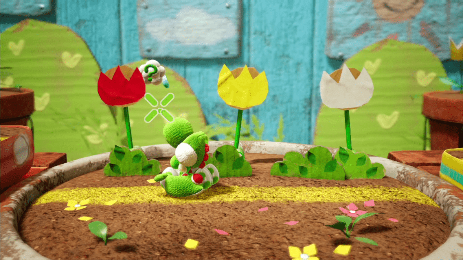 Spring Sprung Trail - Yoshi's Crafted World Walkthrough - Neoseeker