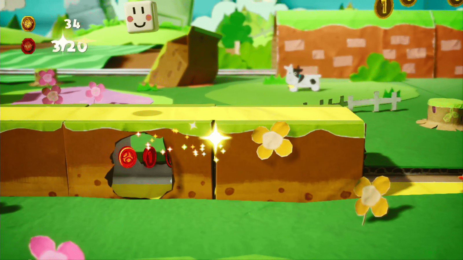Rail-Yard Run - Yoshi's Crafted World Walkthrough - Neoseeker