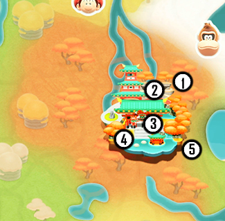 Mario Kart World - All Cheep Cheep Falls Region Peach Medallions ...