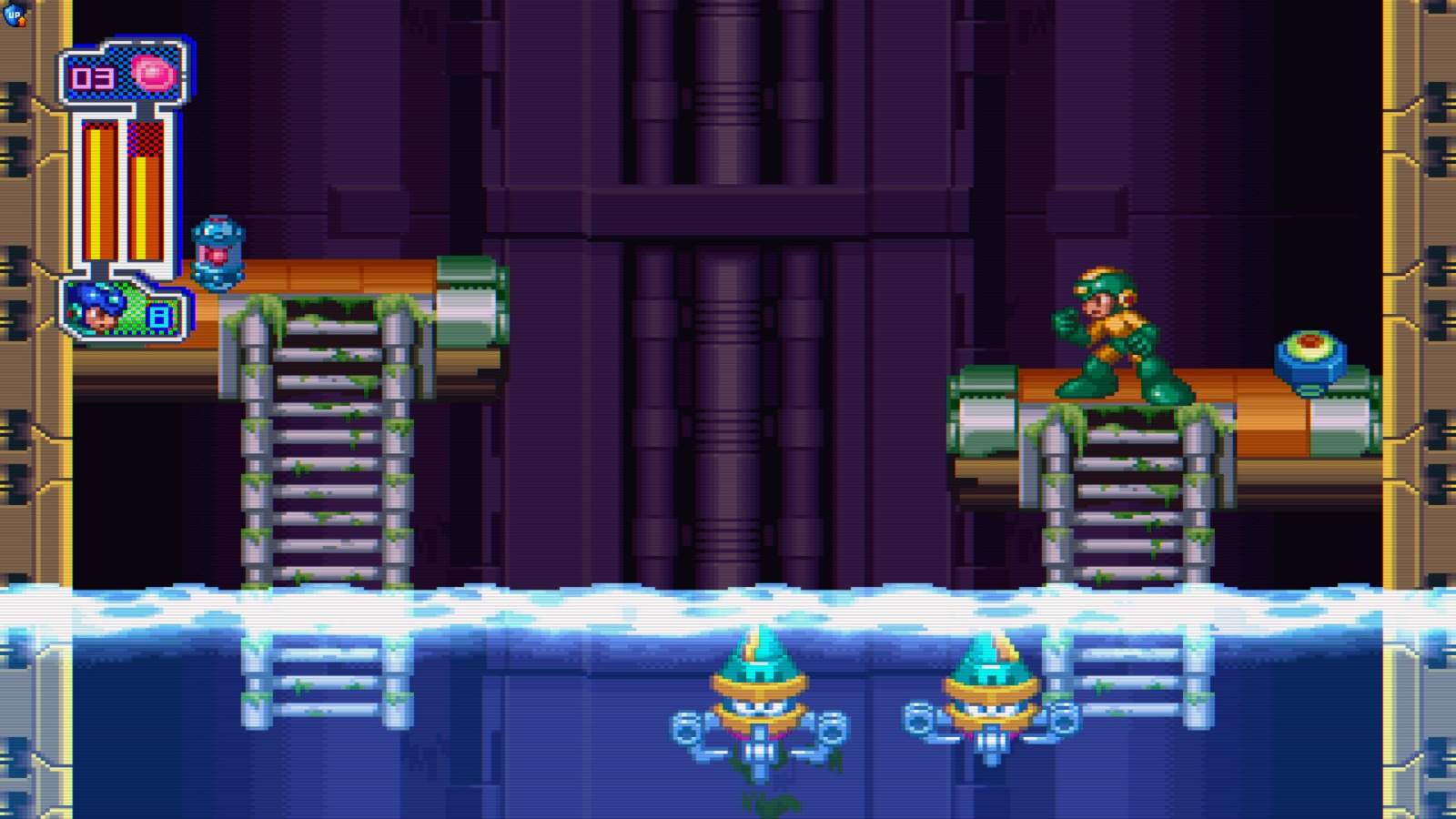 Aqua Man (B) - Mega Man Legacy Collection 2 Walkthrough - Neoseeker