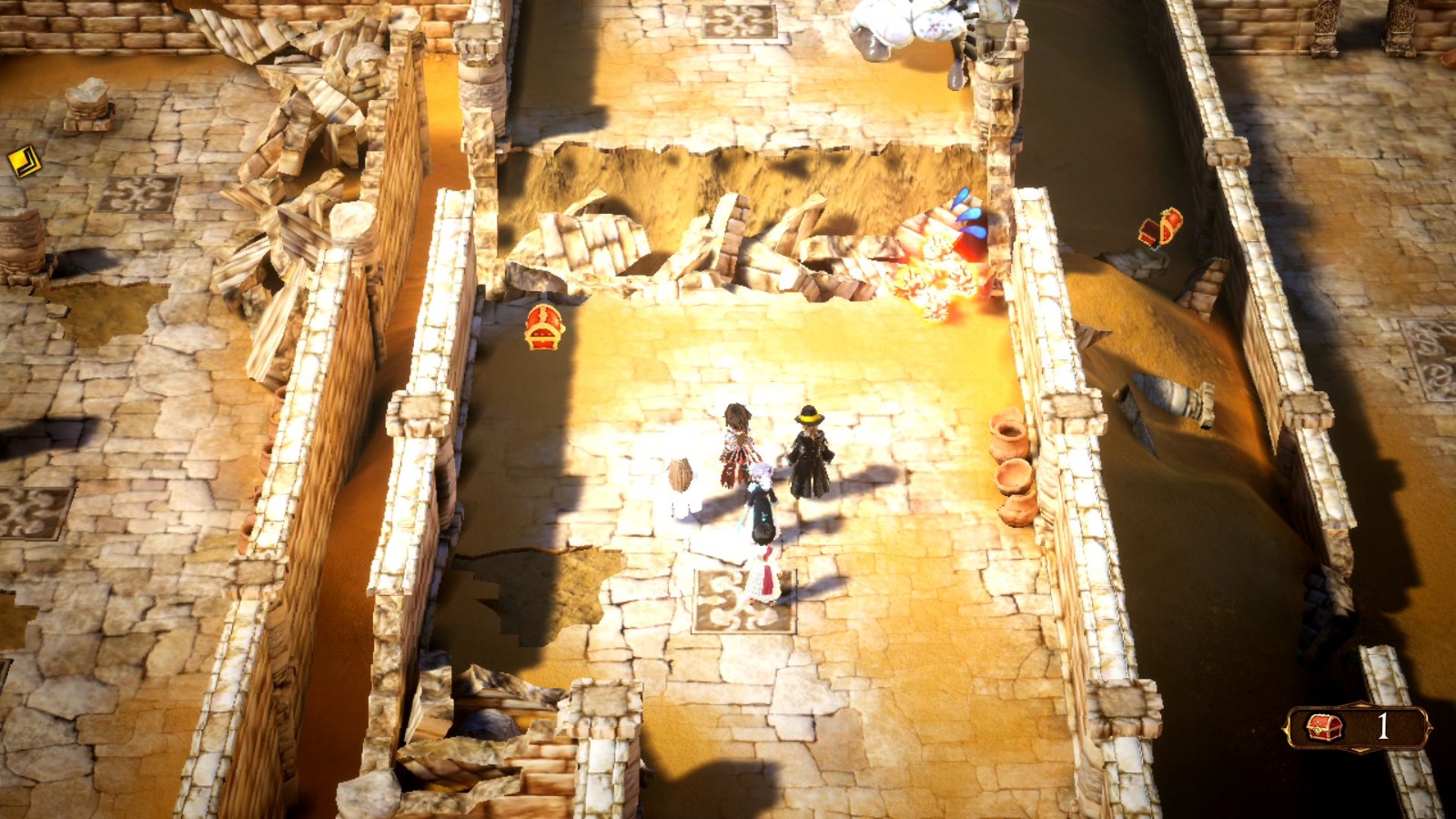 Bravely Default II - Sandswept Ruins Walkthrough - Neoseeker