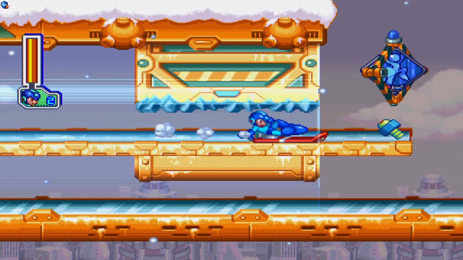 Frost Man (B) - Mega Man Legacy Collection 2 Walkthrough - Neoseeker