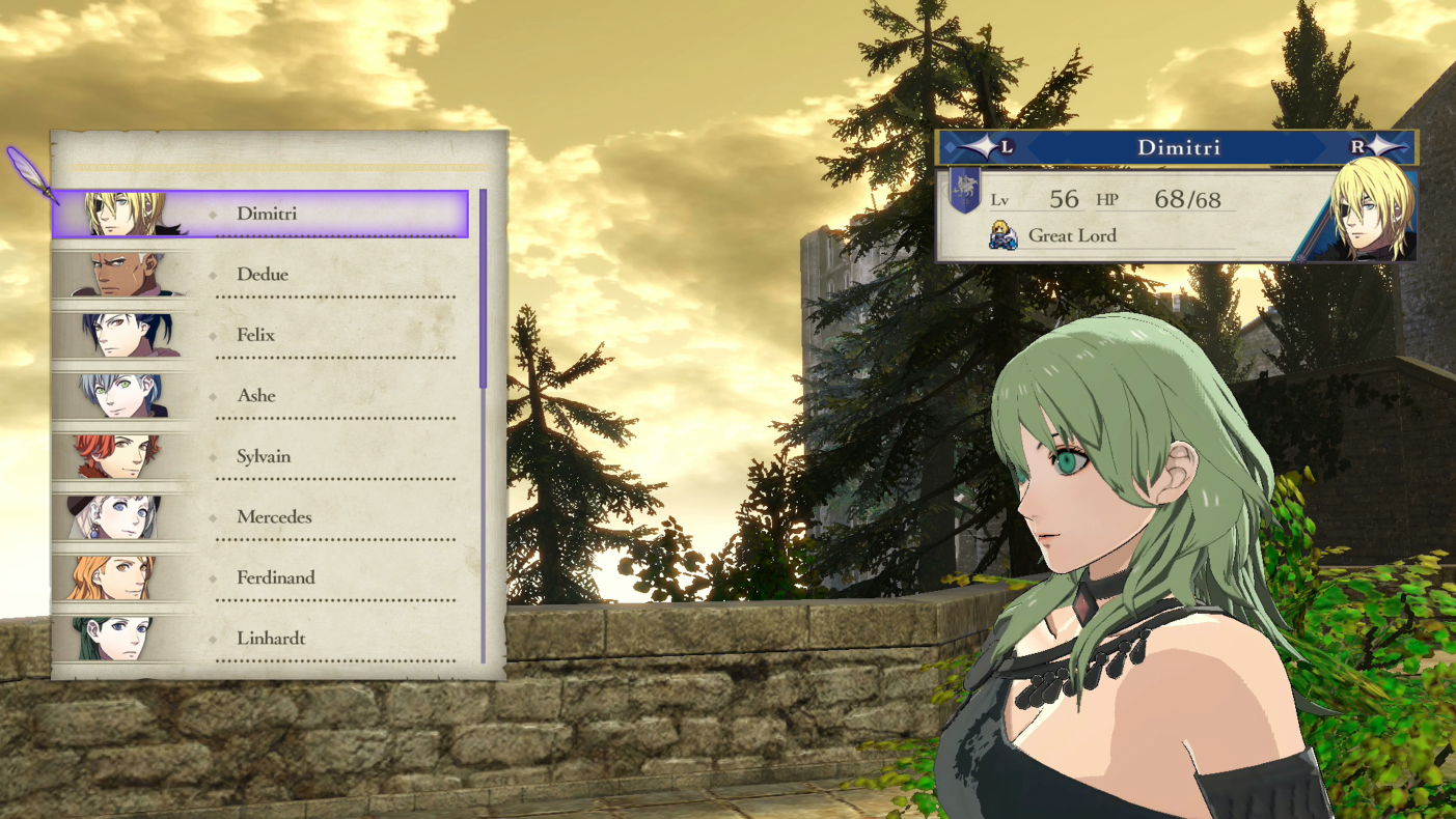 Month 8 - Free Time (Azure Moon) - Fire Emblem: Three Houses ...