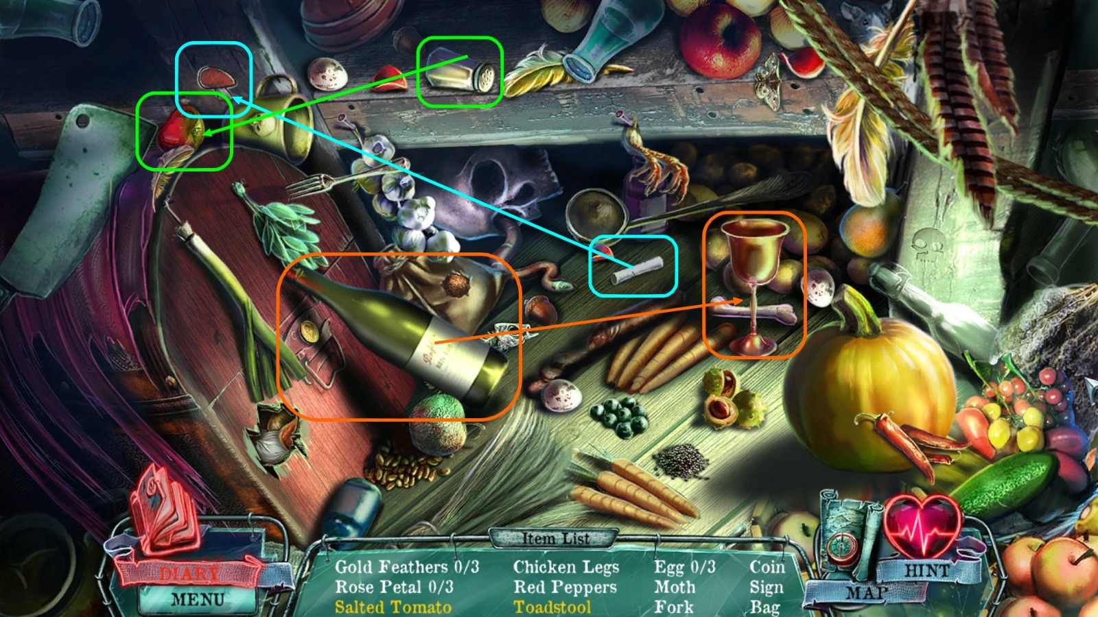 Hidden Objects - Mind Snares: Alice's Journey Walkthrough - Neoseeker