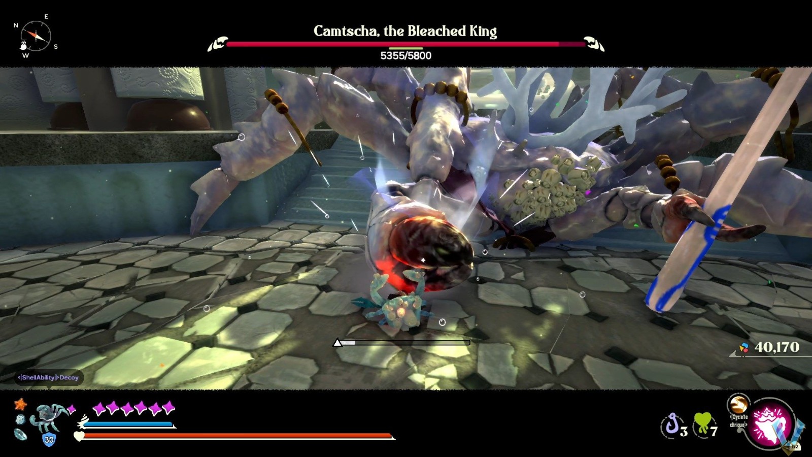 Another Crab's Treasure - Camtscha, The Bleached King Boss Guide ...