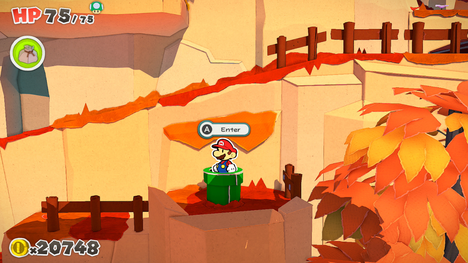 Paper Mario: Origami King - Chestnut Valley Walkthrough - Paper Mario ...