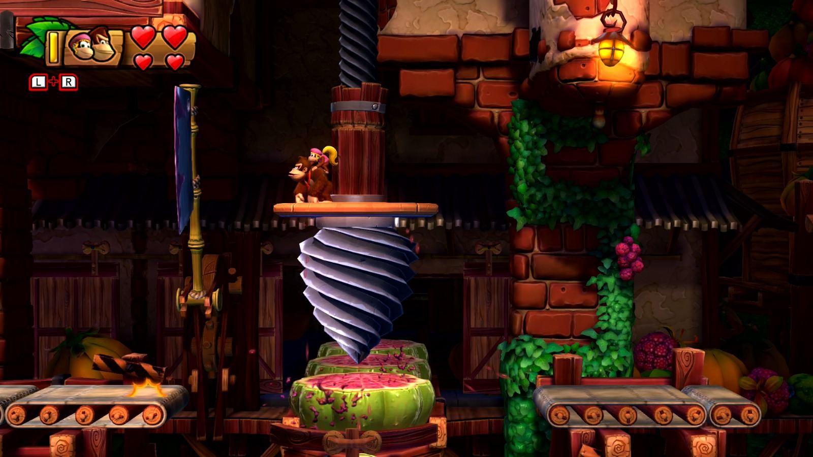 5-3 Fruity Factory - Donkey Kong Country: Tropical Freeze Walkthrough ...