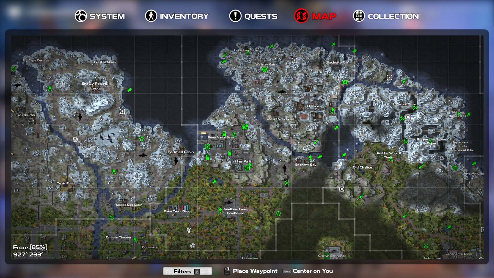 Frore Map - Dysmantle Walkthrough - Neoseeker