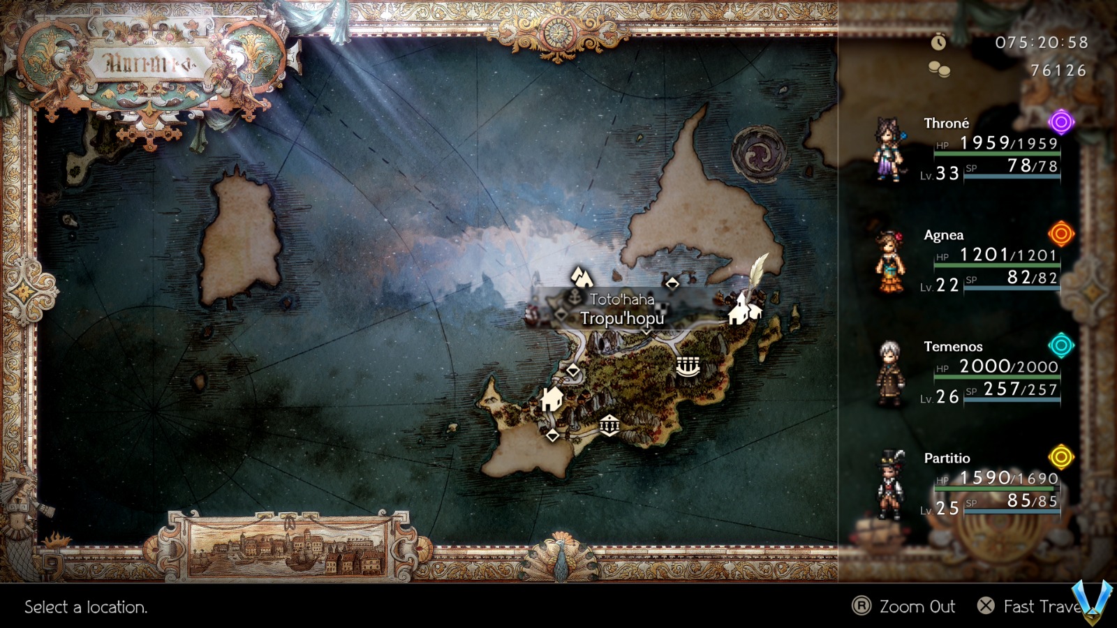 Octopath Traveler II - Scent of Commerce Tropu'hopu Route Walkthrough ...