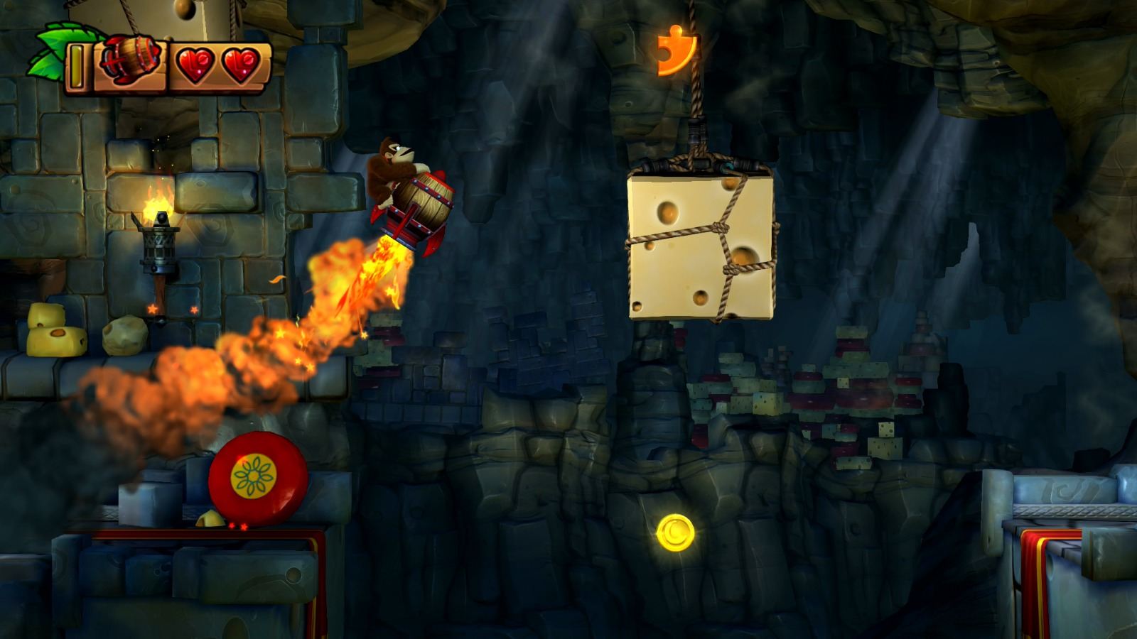 2-B Rodent Ruckus - Donkey Kong Country: Tropical Freeze Walkthrough ...