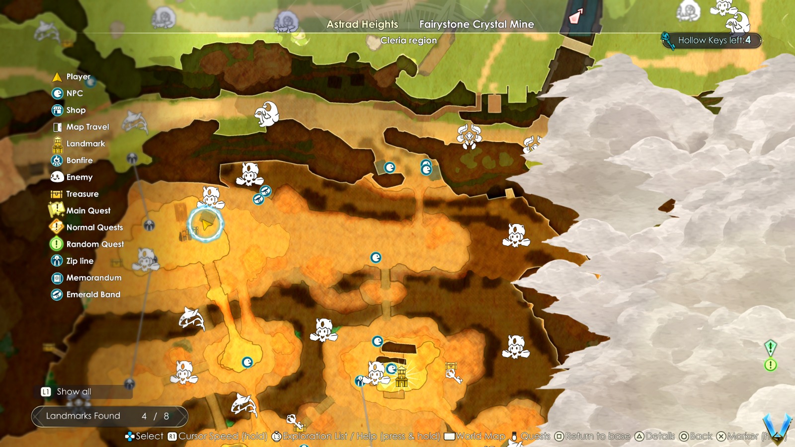 Atelier Ryza 3 - All Cleria Region Memoir Guide Locations - Atelier ...