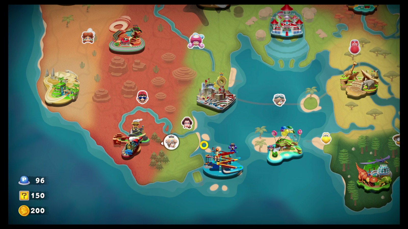 Mario Kart World - All Badlands Region P-Switches - Neoseeker