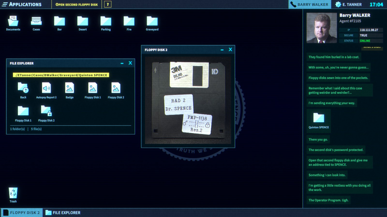 The Operator - Day Two walkthrough - Neoseeker