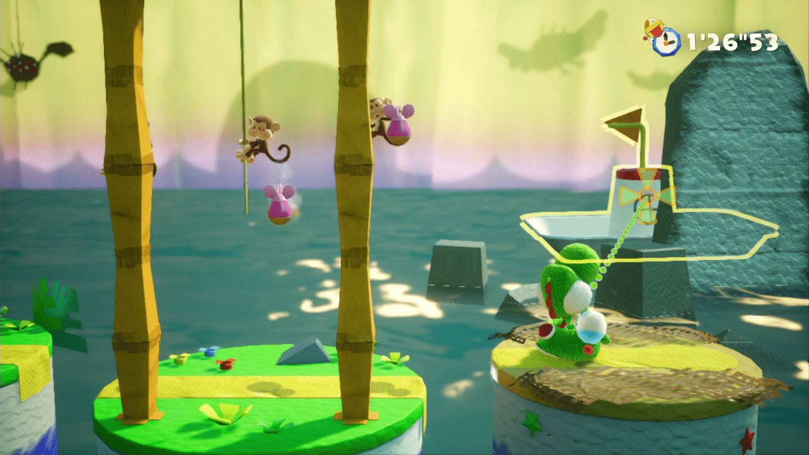 Chilly-Hot Isles Souvenirs - Yoshi's Crafted World Walkthrough - Neoseeker