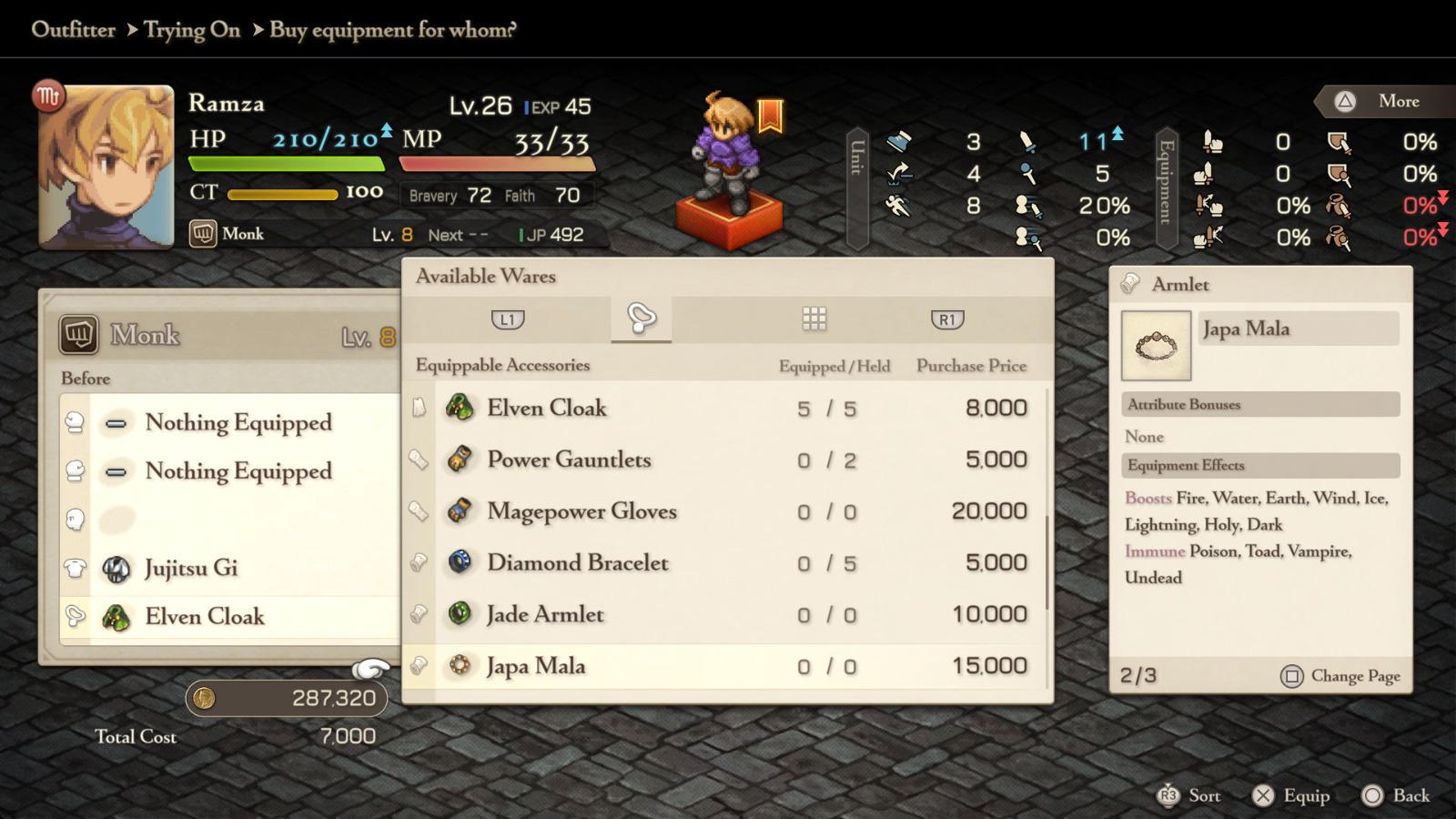 Orbonne Monastery - Vaults - 1st Level - Final Fantasy Tactics - The ...