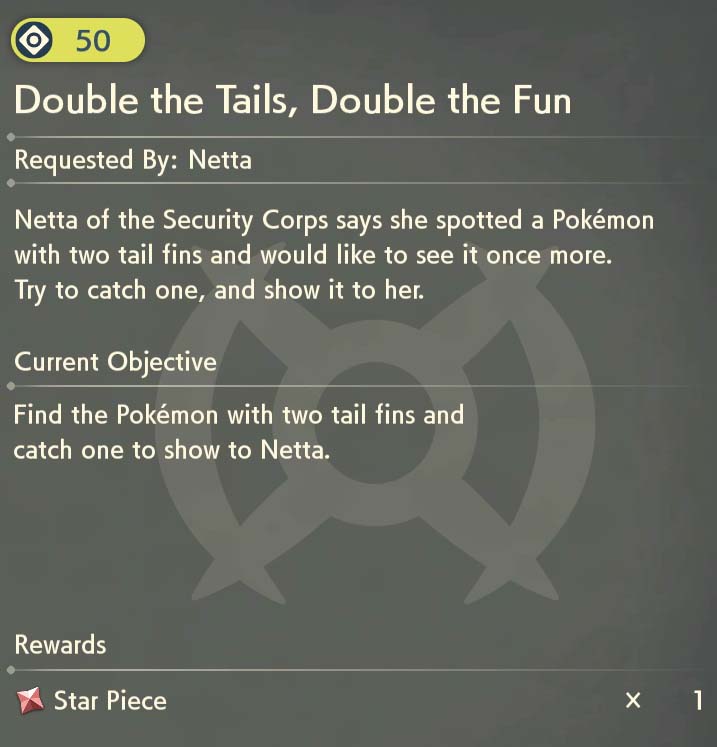 Double the Tails, Double the Fun Request Guide - Pokémon Legends ...