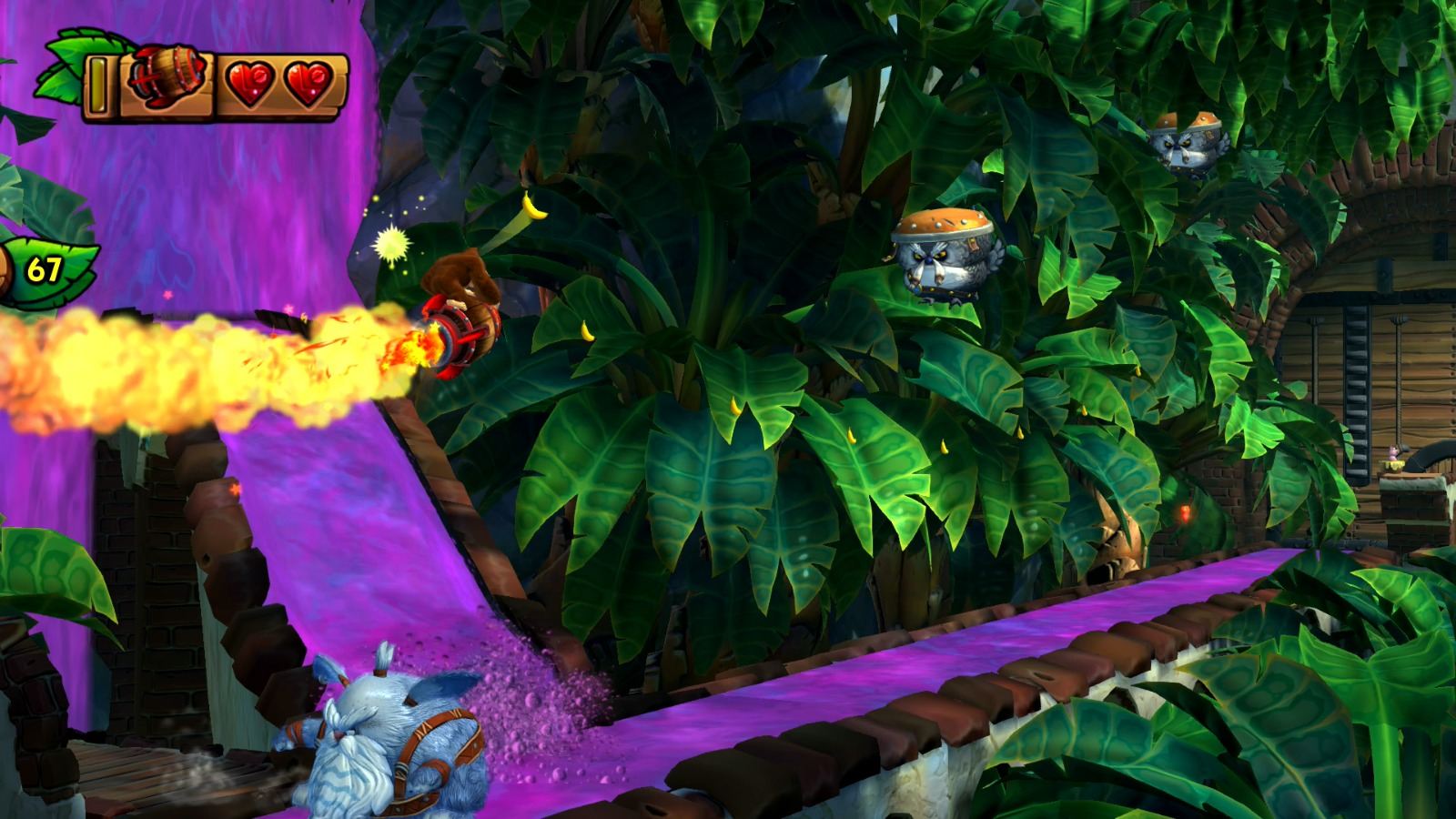 5-2 Reckless Ride - Donkey Kong Country: Tropical Freeze Walkthrough ...