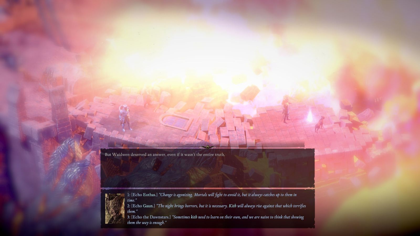 The Bridge Ablaze - Pillars of Eternity II: Deadfire - Beast of Winter ...