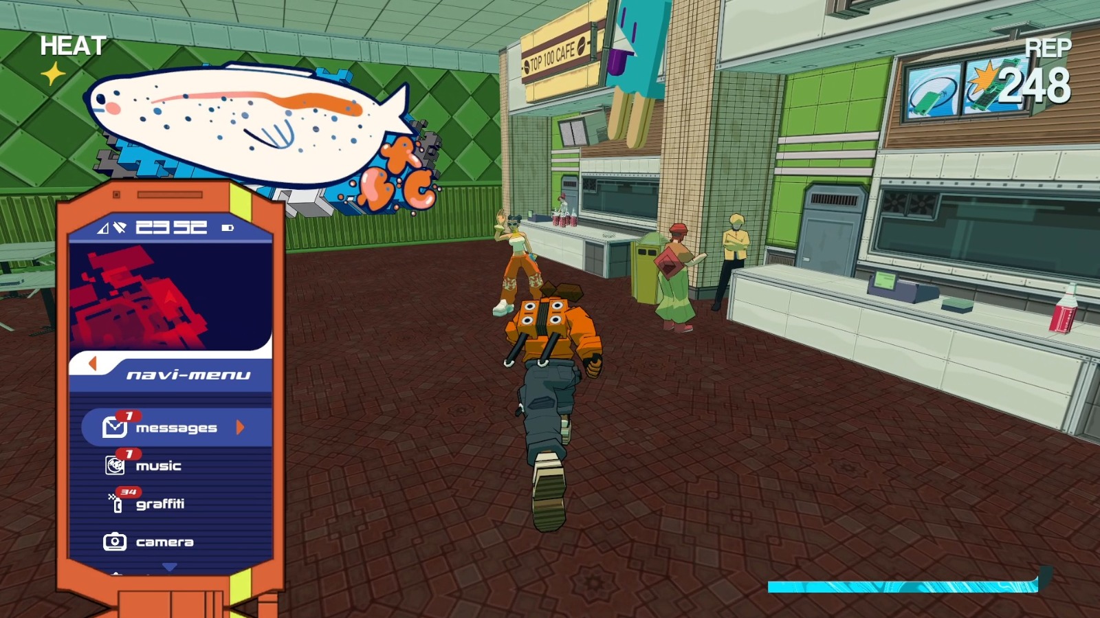 Bomb Rush Cyberfunk - Millennium Mall Walkthrough (Part 2) - Neoseeker