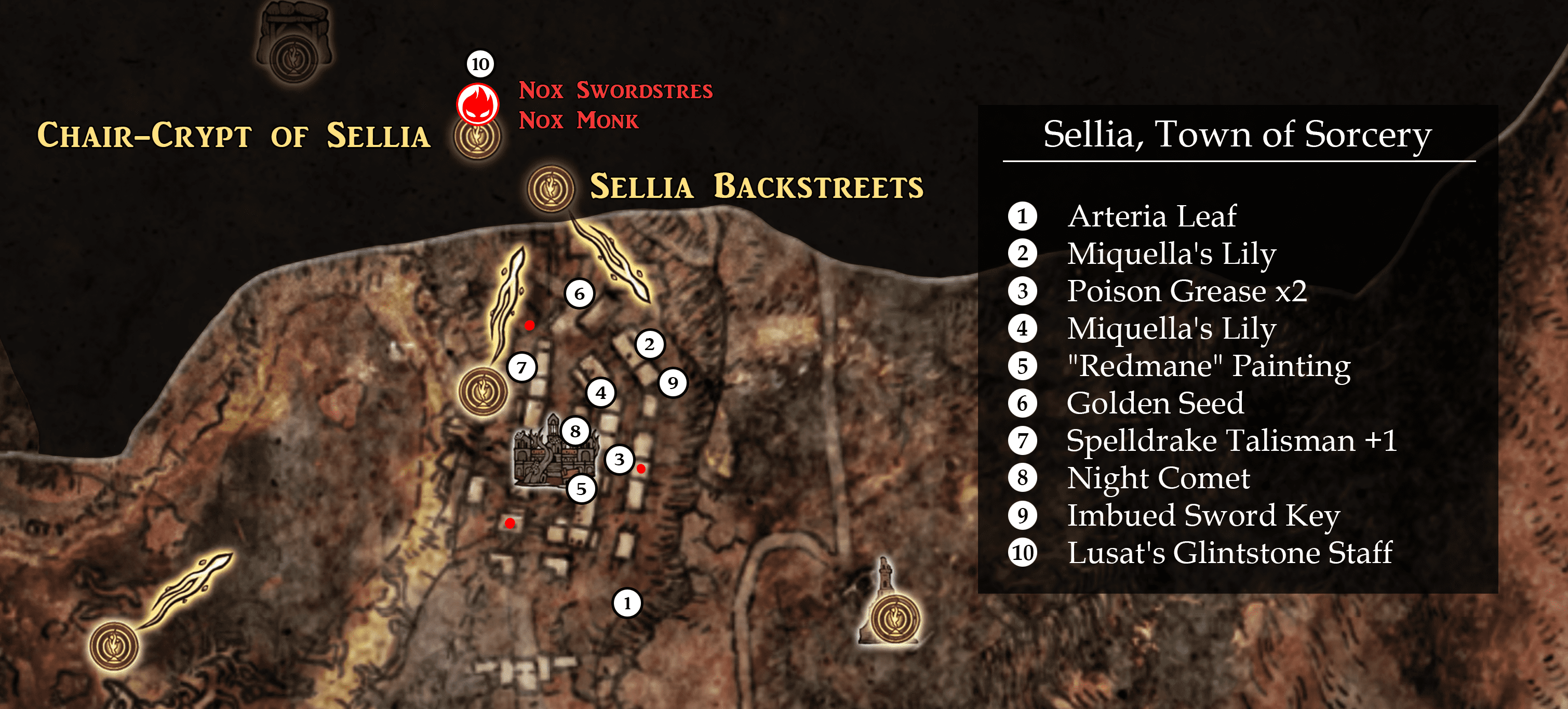 Map: Caelid - Elden Ring Walkthrough - Neoseeker