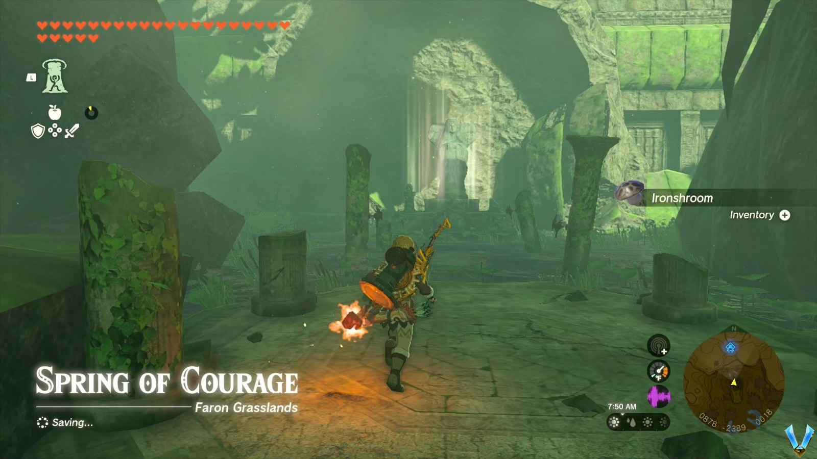 Tears of the Kingdom - Goddess Statue of Courage Walkthrough - The Legend of Zelda: Tears of the ...