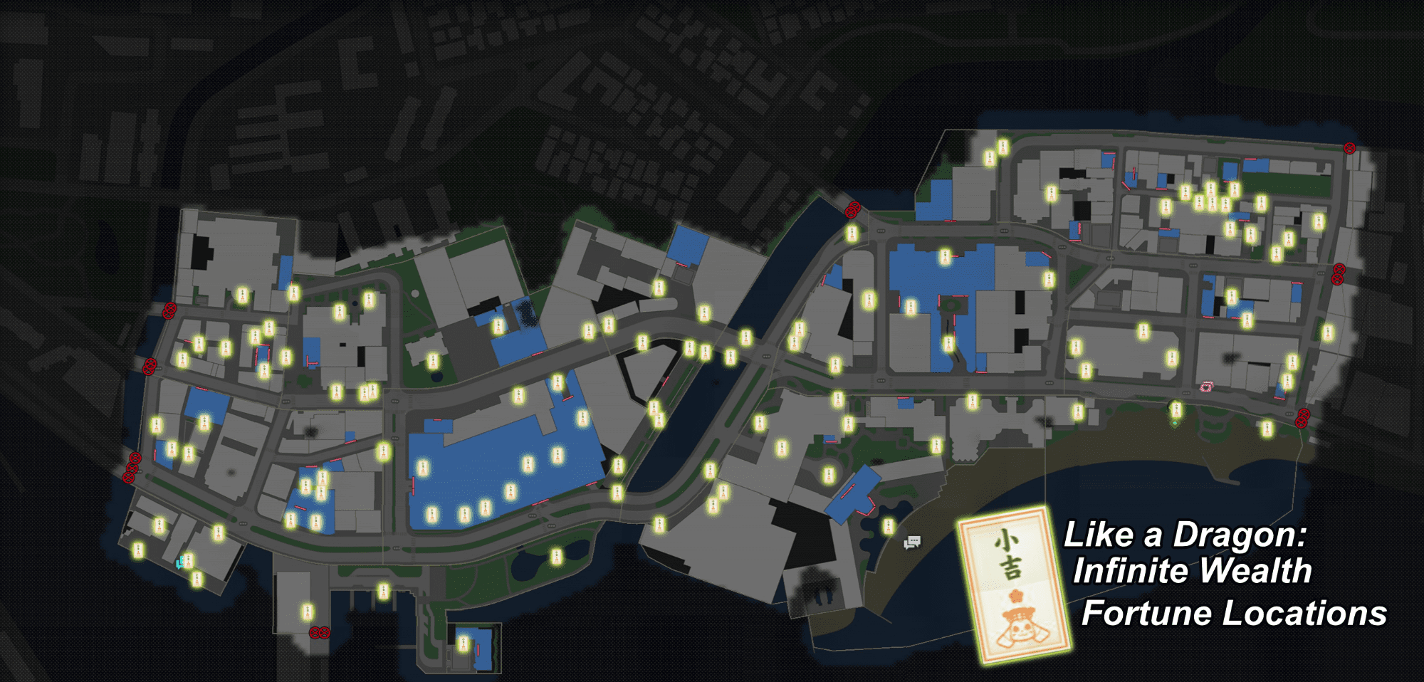 Like a Dragon: Infinite Wealth - Kamulop Fortune Slip Locations List ...