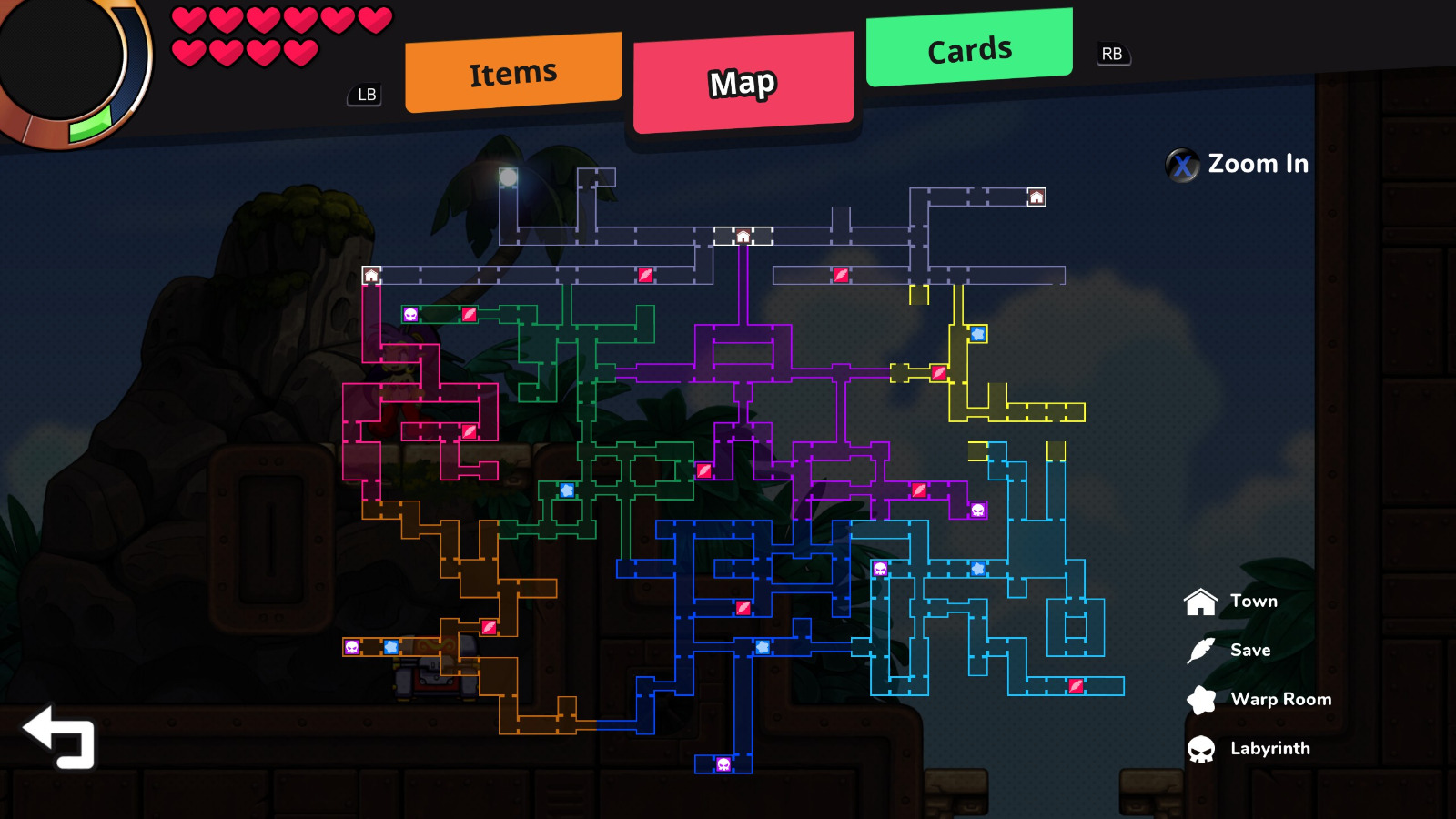 Nuggets Locations - Shantae and the Seven Sirens Walkthrough - Neoseeker