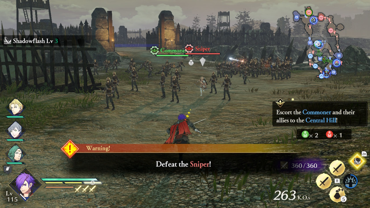 Chapter 9: Eliminate the Attacking Bandits Guide - Fire Emblem Warriors ...