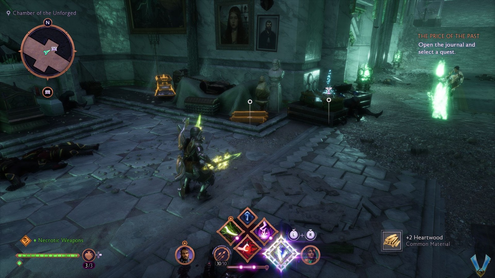 Necropolis Halls Chests - Dragon Age: The Veilguard Walkthrough - Neoseeker