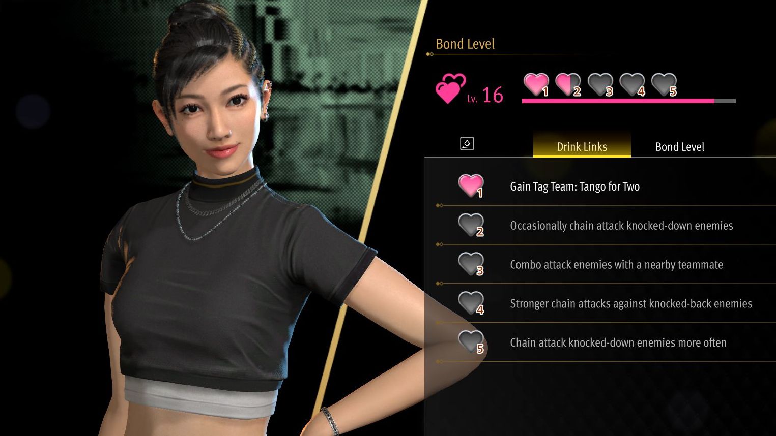 Drink Links - Chitose Fujinomiya - Like a Dragon: Infinite Wealth ...