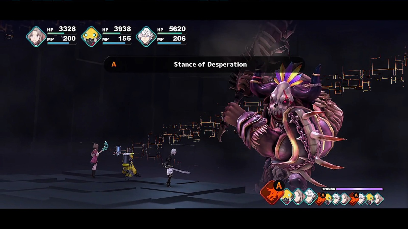 Fantasian Neo Dimension - Boss Fight: Giga Minotaurus Guide - Neoseeker