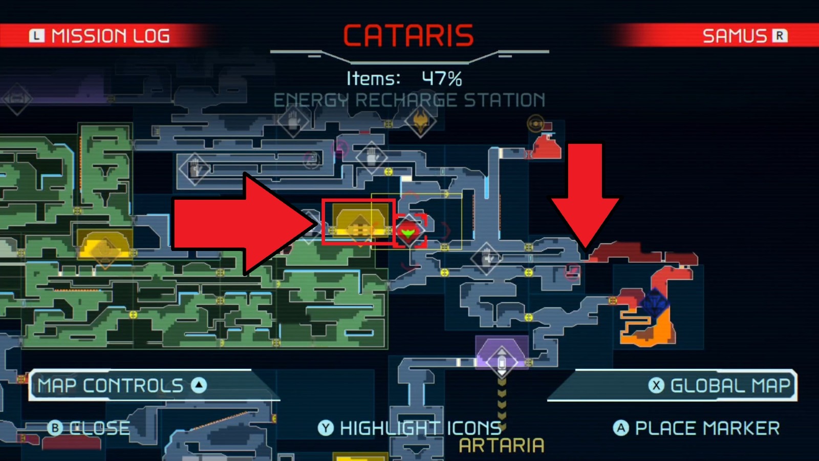 Metroid Dread - Cataris - Fourth Visit Walkthrough - Neoseeker