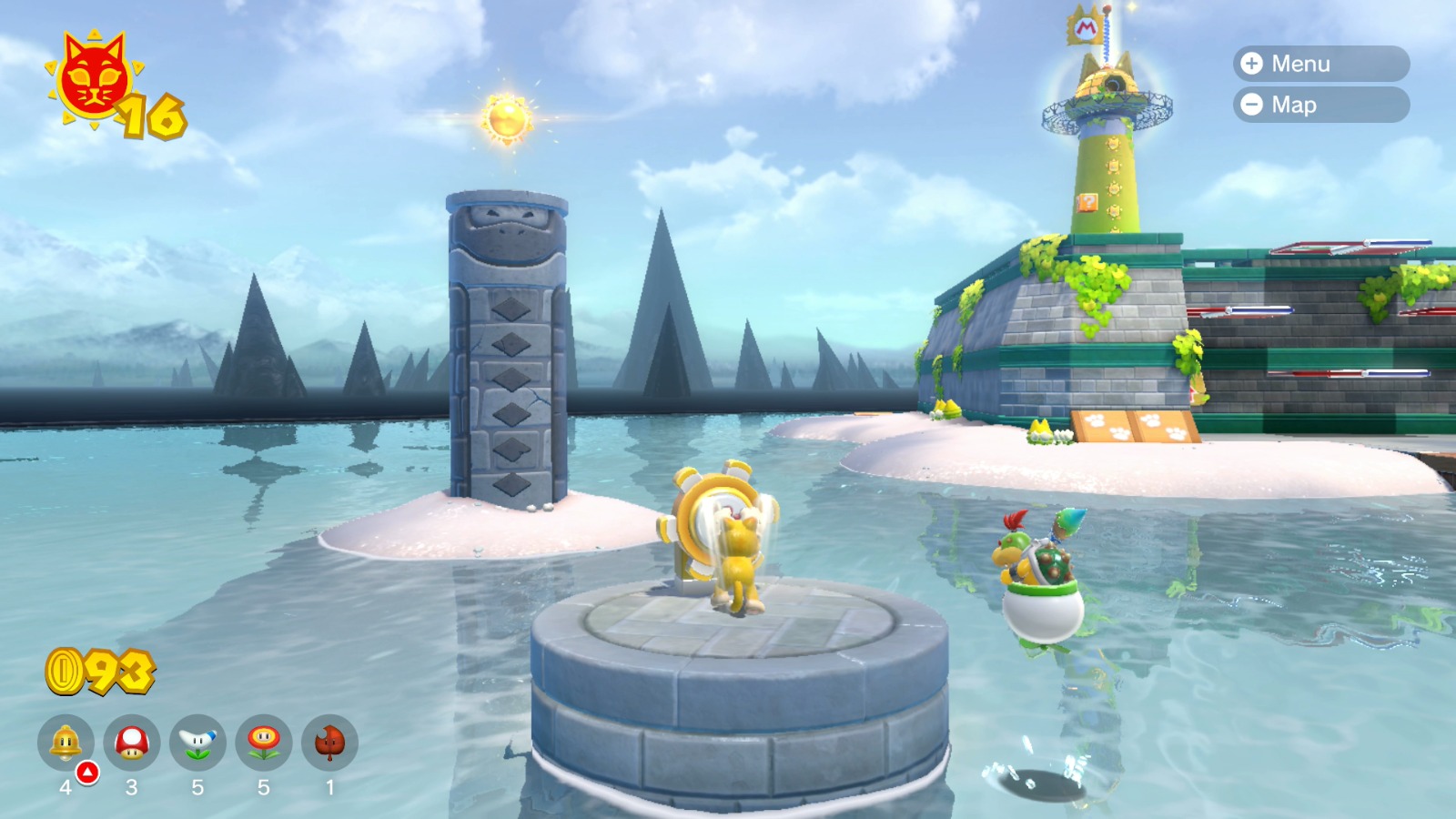Lake Lapcat - All Cat Shine Locations - Bowser's Fury Walkthrough ...