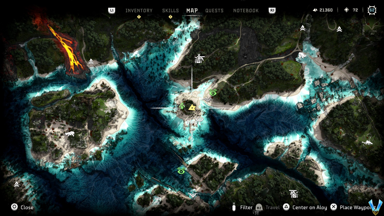 Horizon Forbidden West - DLC Datapoints World Locations Guide - Neoseeker