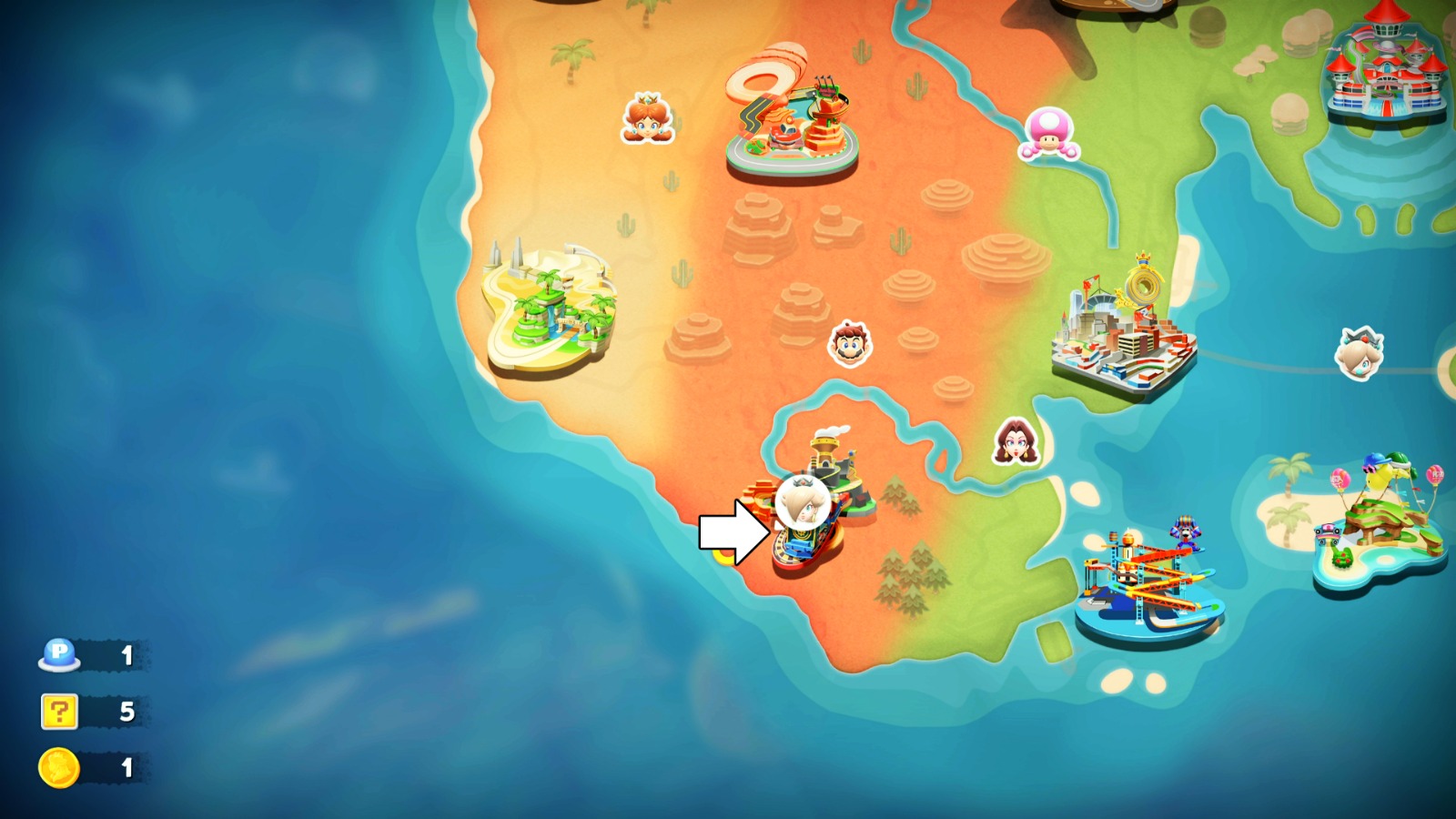 Whistlestop Summit Hidden ? Panels - Mario Kart World Walkthrough ...