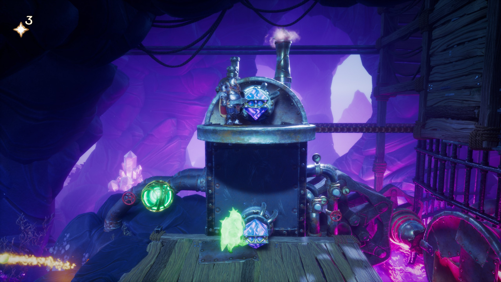 Gemstone Caverns - Trine 5: A Clockwork Conspiracy Walkthrough - Neoseeker